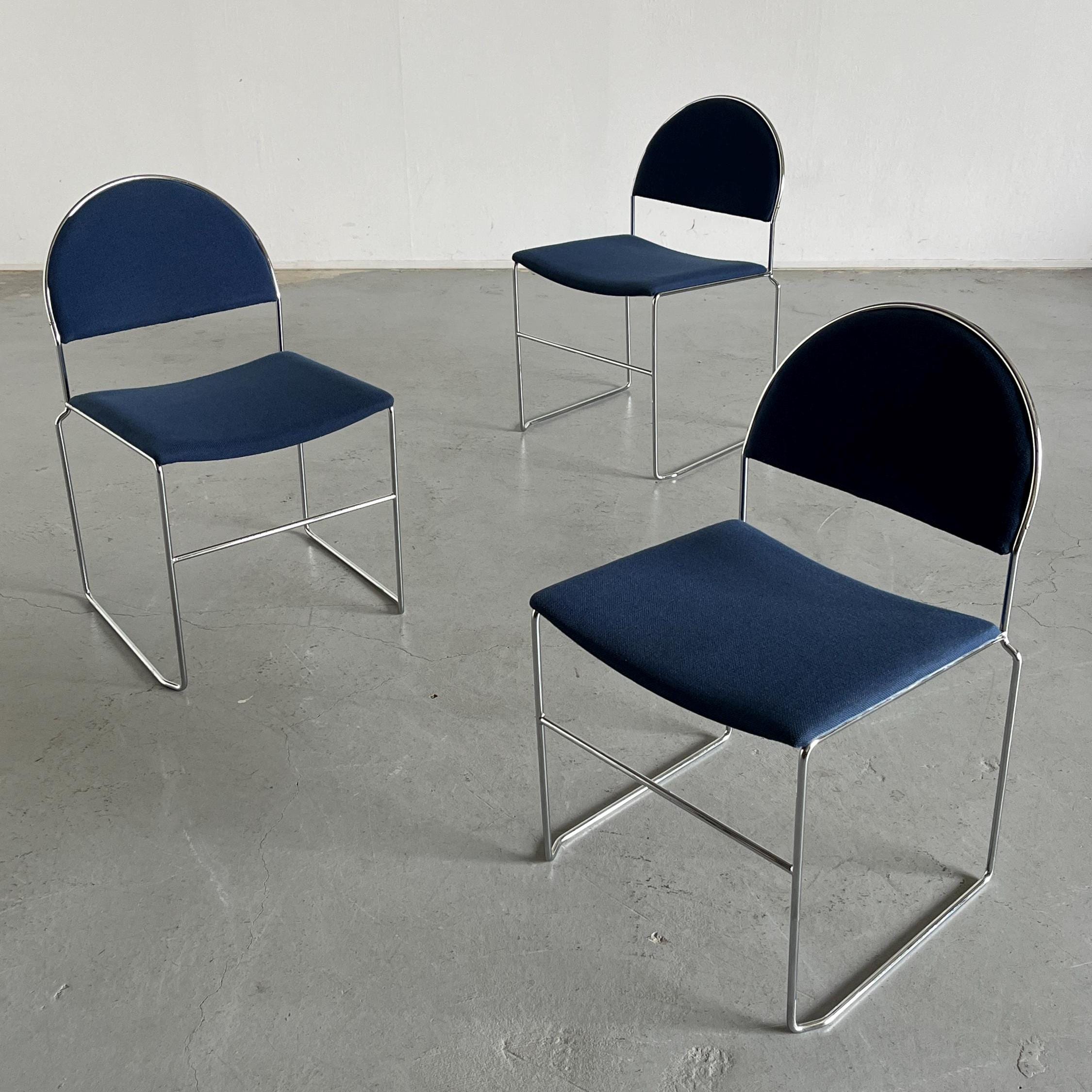 Modernist Stackable Chairs by Superstudio Design Team for Fasem ...