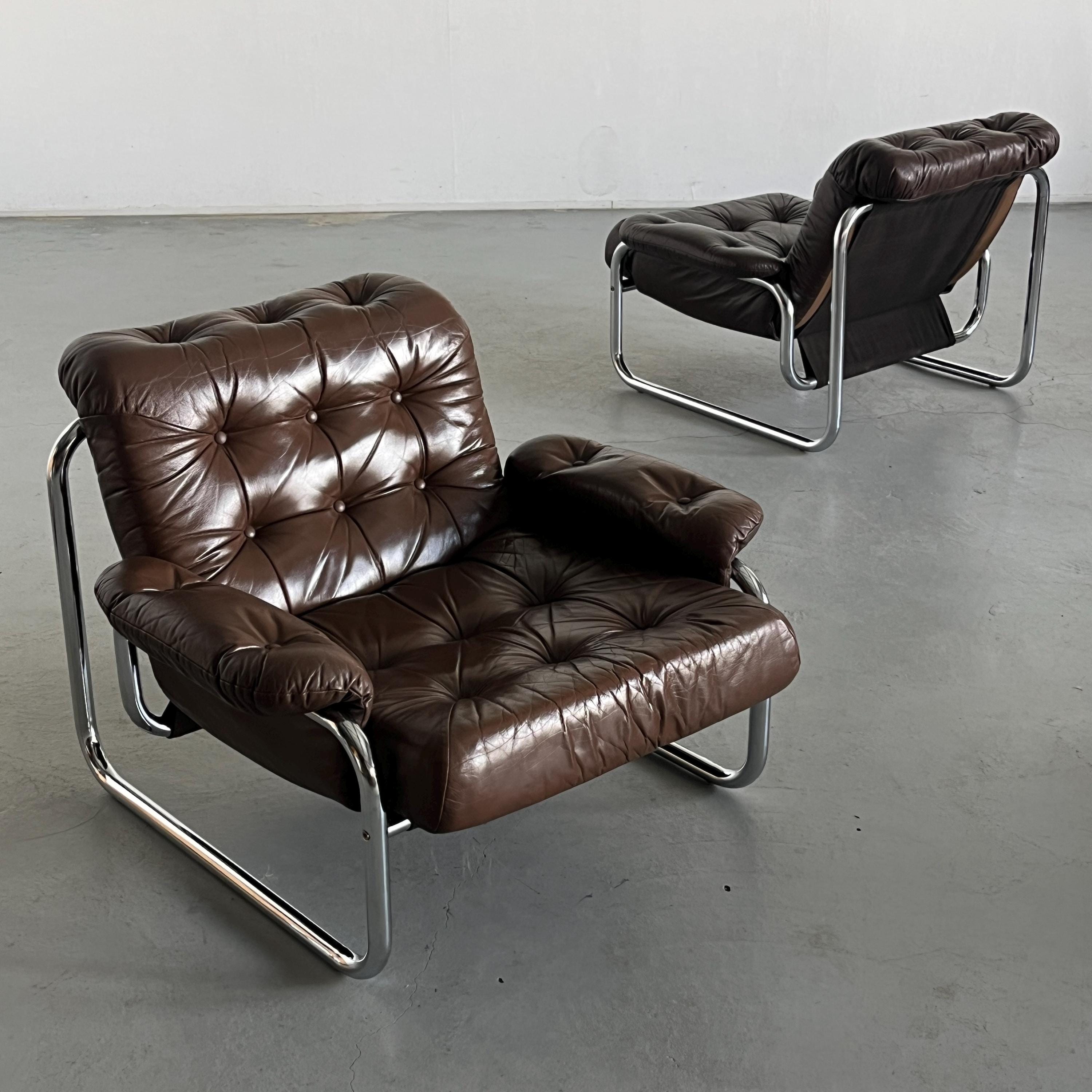 ‘Borkum’ Lounge Chairs by Johan Bertil Häggström for Ikea 1207 – Cherry ...