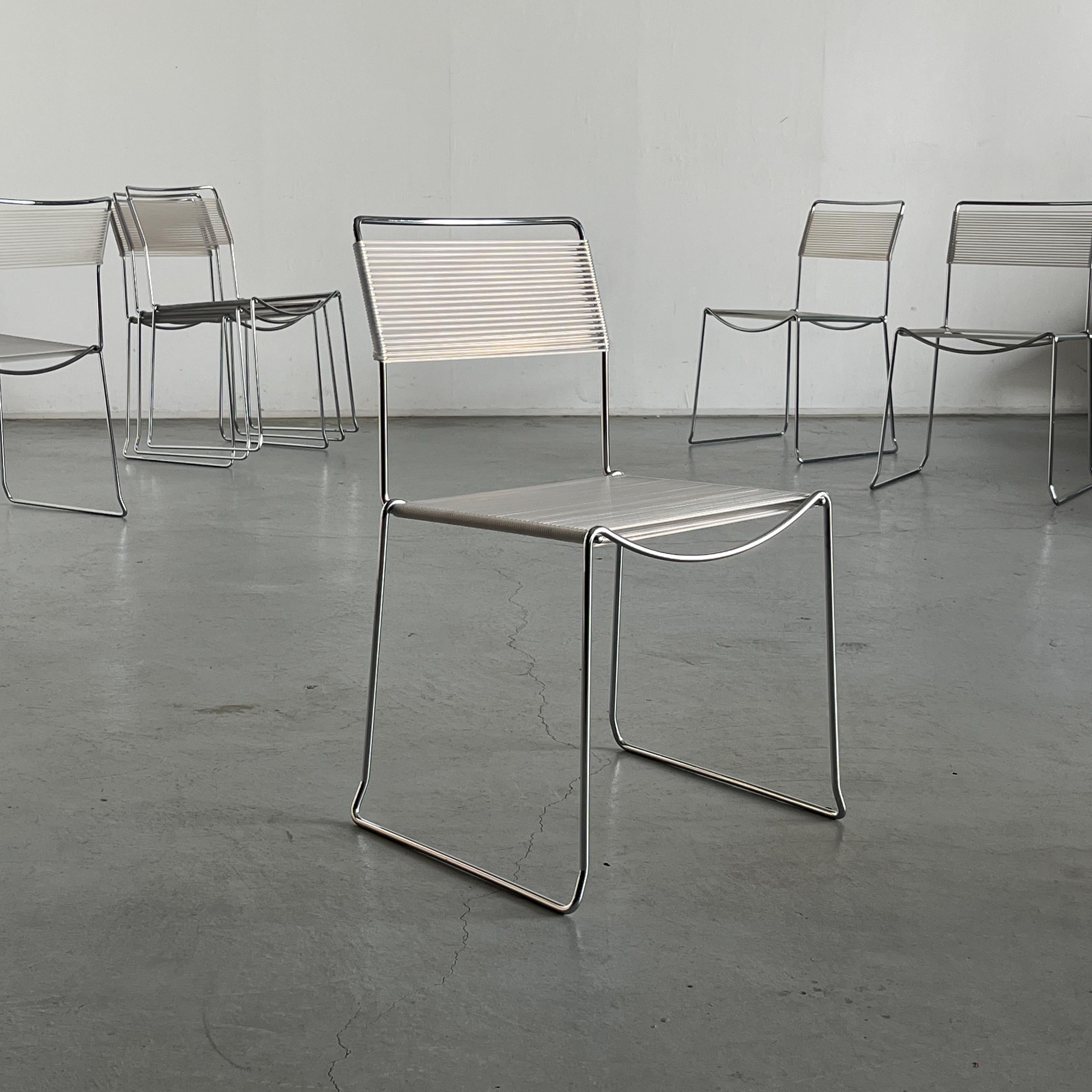 ‘Spaghetti’ Stackable Dining Chair in the Style of Giandomenico Belott ...