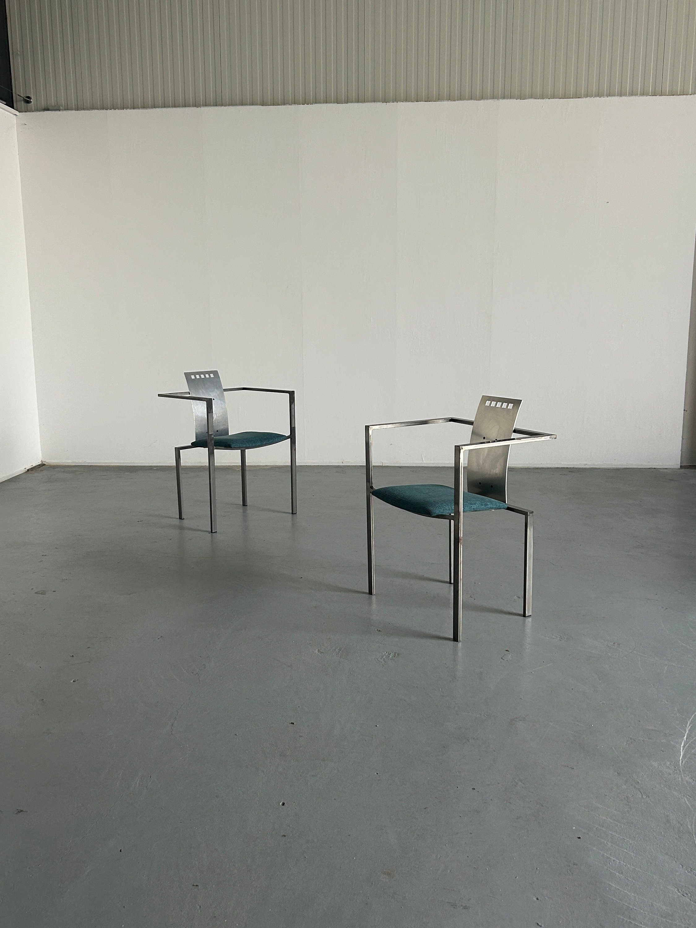 Chairs by Karl Friedrich Foerster for KFF, 1980s Germany, Industrial D ...